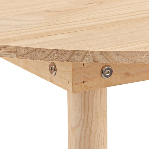 Mesa Circular Ludo 80cm (sin barniz) | DUDUK